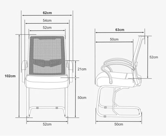 Buy Visitor Chair - OCV 043 Online in Sri Lanka Damro